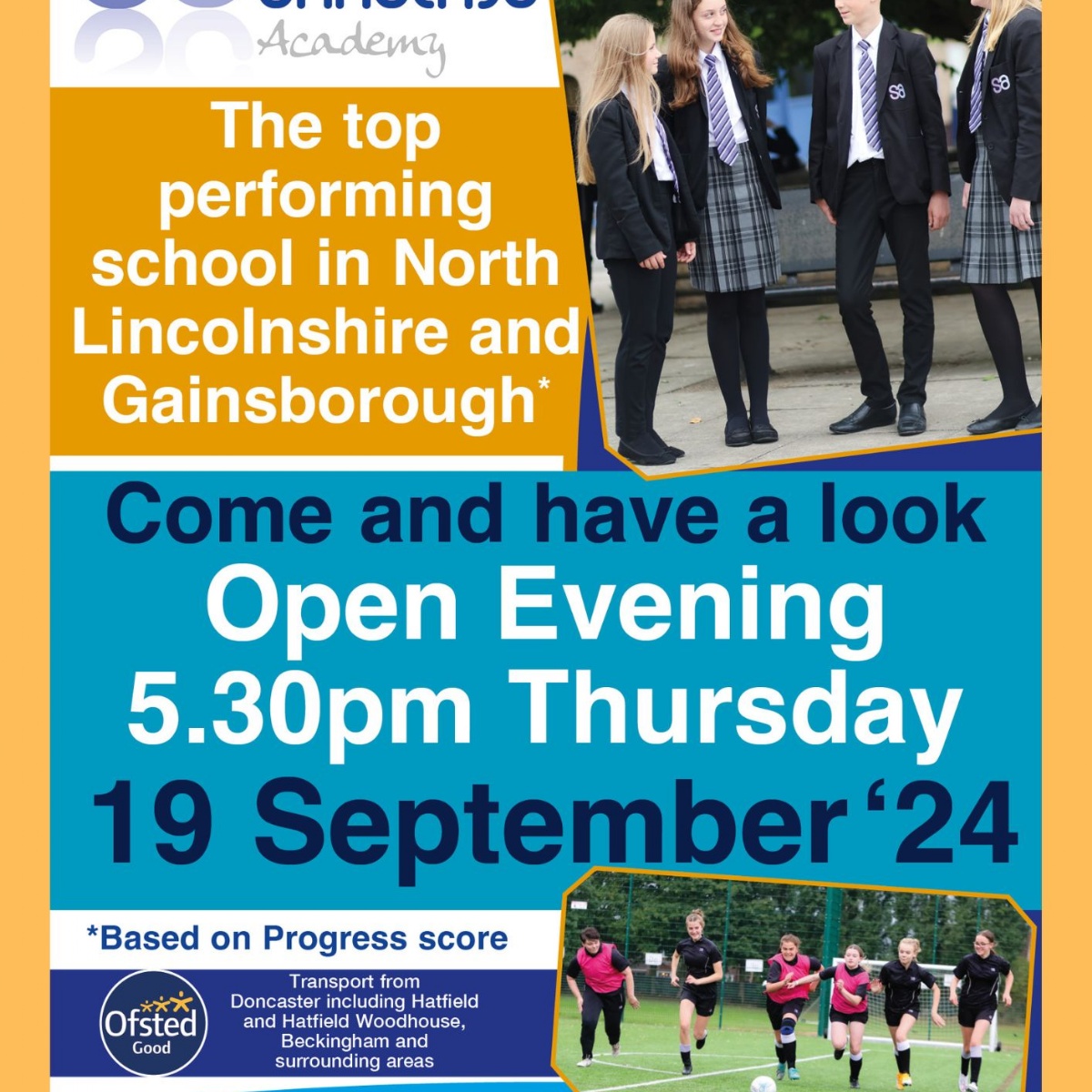 South Axholme Academy - Open Evening Thursday 19 September 2024 5.30pm ...